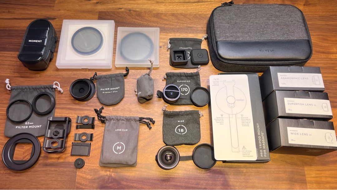 Moment Lens Set and Kit for Mobile Photography - Blue Anamorphic, Wide ...