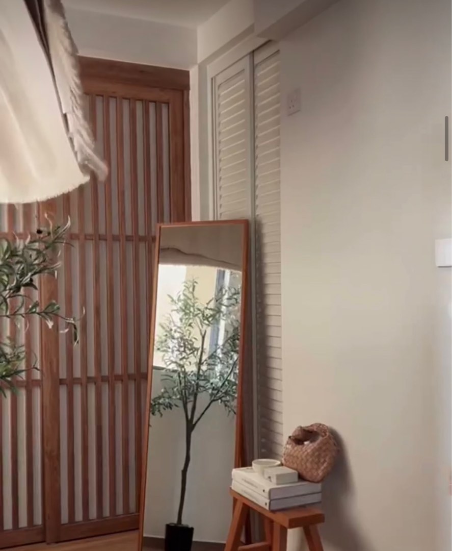 Muji Oak Mirror, Furniture & Home Living, Furniture, Other Home ...