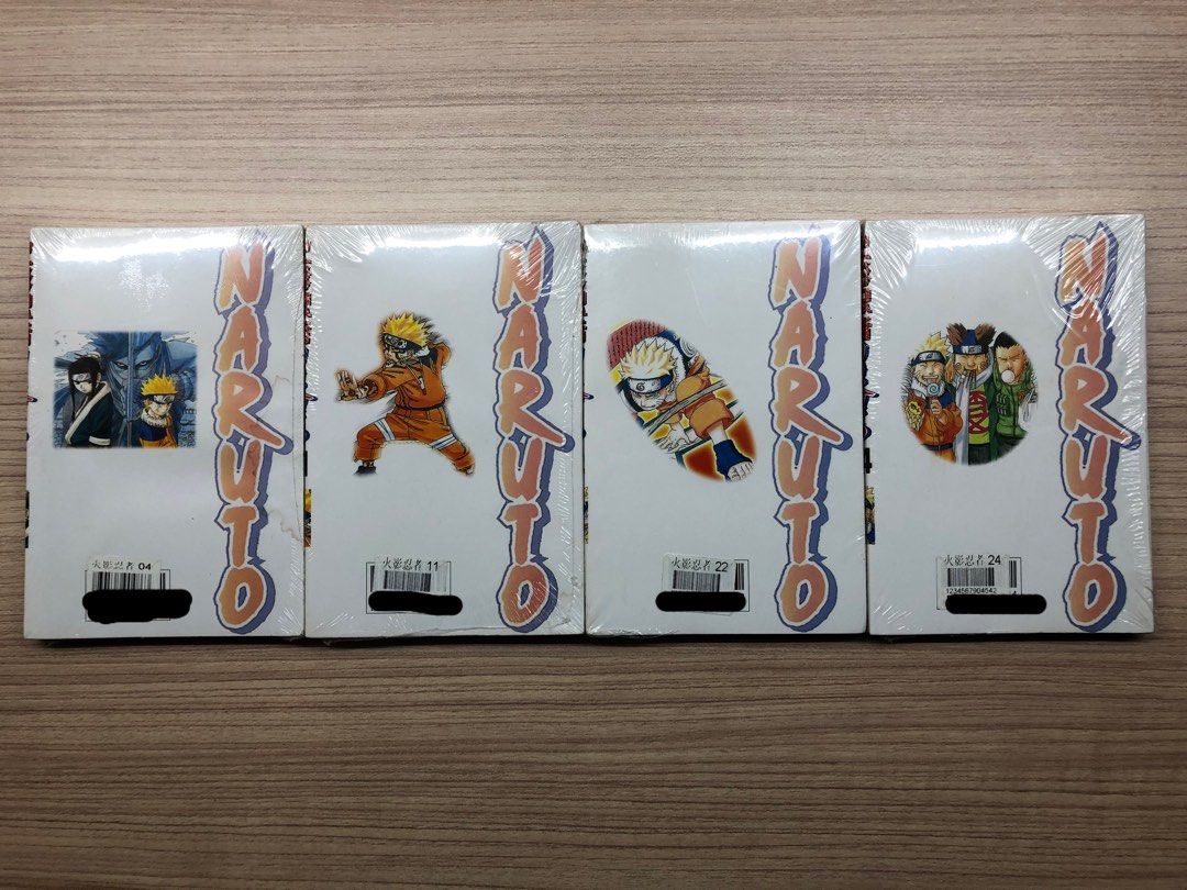 Naruto Chinese Comic Book/Manga #4,#11,#22,#24, Hobbies & Toys, Books ...