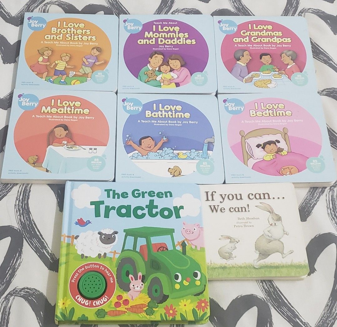 Board Books Set of 8, Hobbies & Toys, Books & Magazines, Children's ...