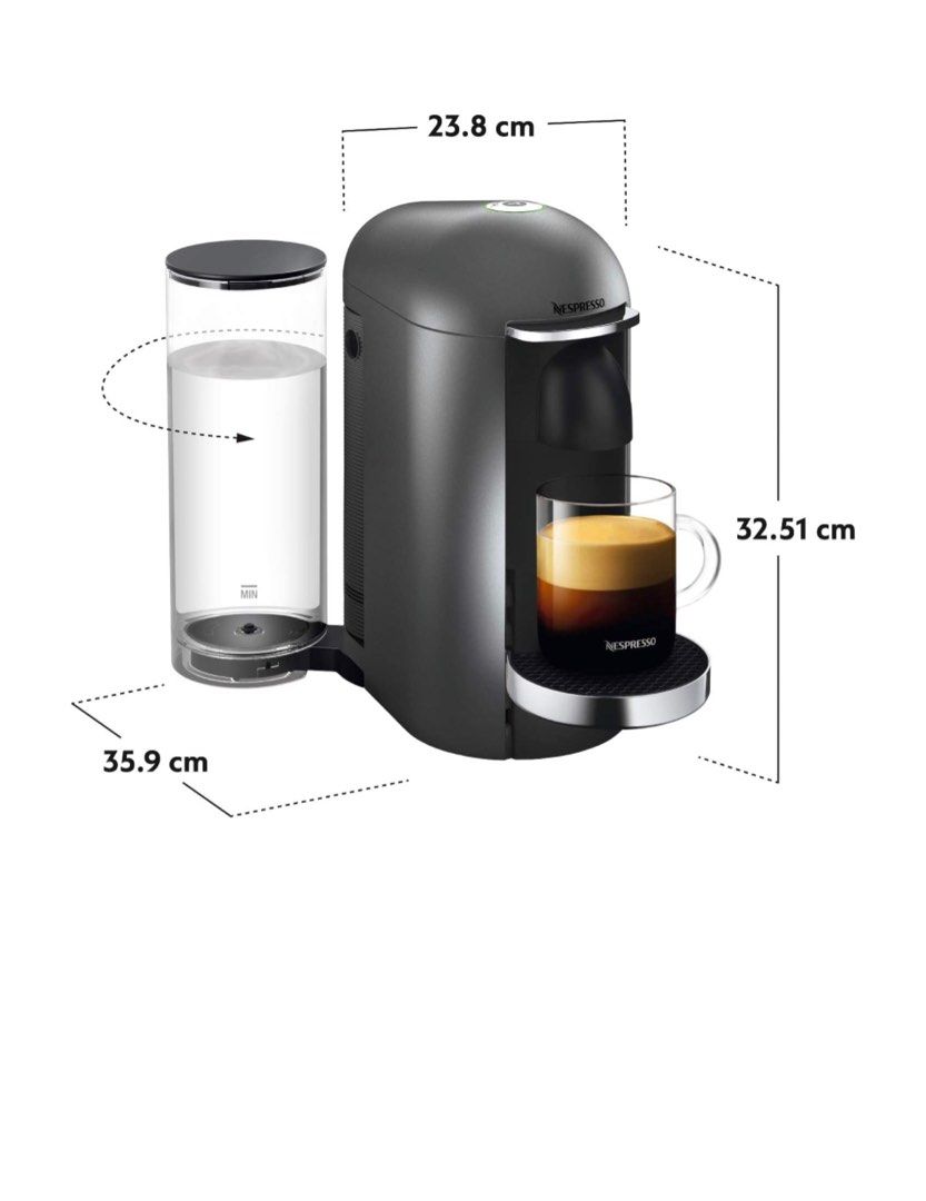Nespresso Vertuo Plus + Milk Frother, TV & Home Appliances, Kitchen ...