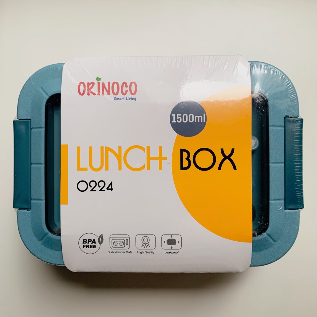[NEW] Orinoco Lunchbox Set 3 Sekat Anti Tumpah, Kitchen & Appliances di Carousell