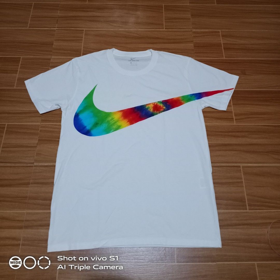 NIKE BIG SWOOSH RAINBOW, Men's Fashion, Tops & Sets, Tshirts & Polo ...