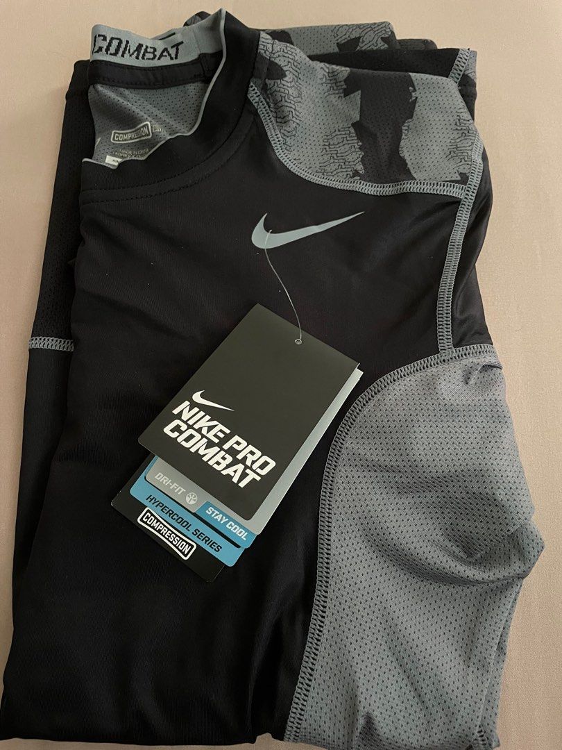 Nike pro combat Dri Fit, Men's Fashion, Activewear on Carousell