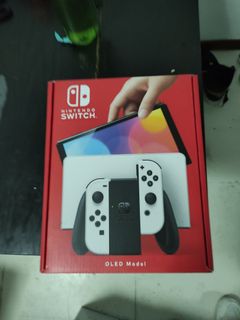 Nintendo Switch OLED White, Video Gaming, Video Game Consoles, Nintendo ...