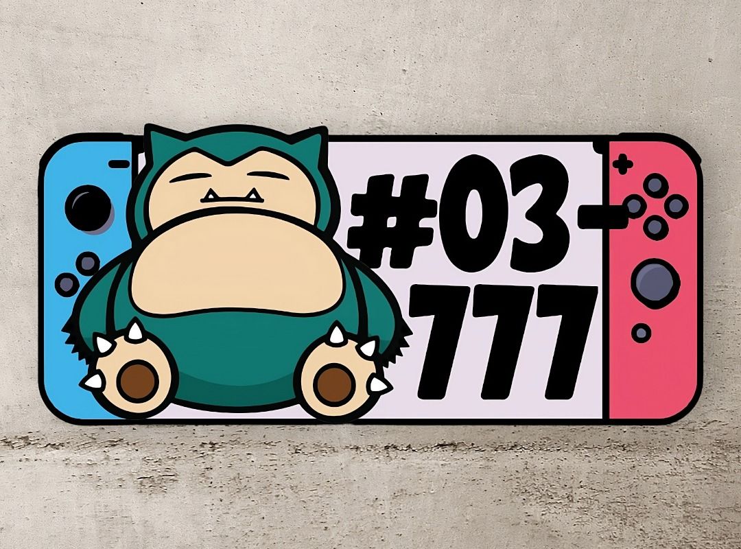 Nintendo Switch Themed Customized Signage / Unit Number/ Door Sign ...