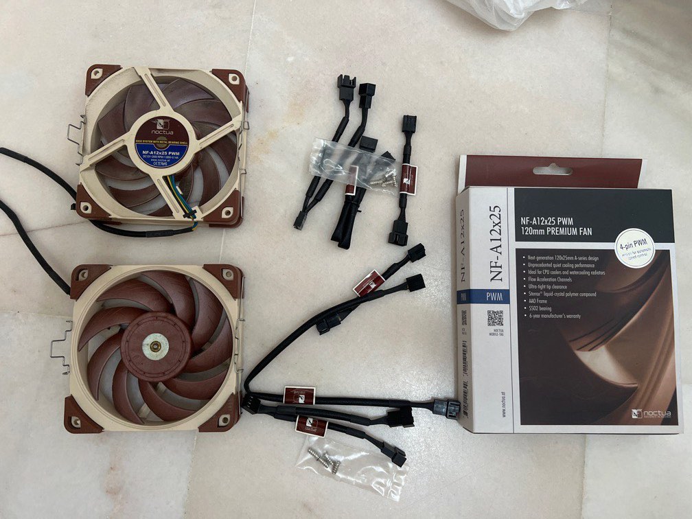 Noctua NF -A12x25 CPU Fan, Computers & Tech, Parts & Accessories ...