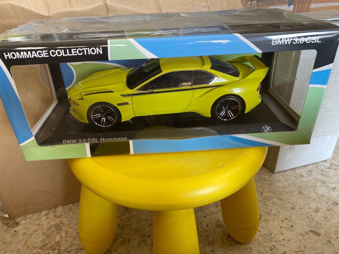 Norev BMW 3.0 CSL Hommage 2015 (1:18 scale), Hobbies & Toys, Toys ...