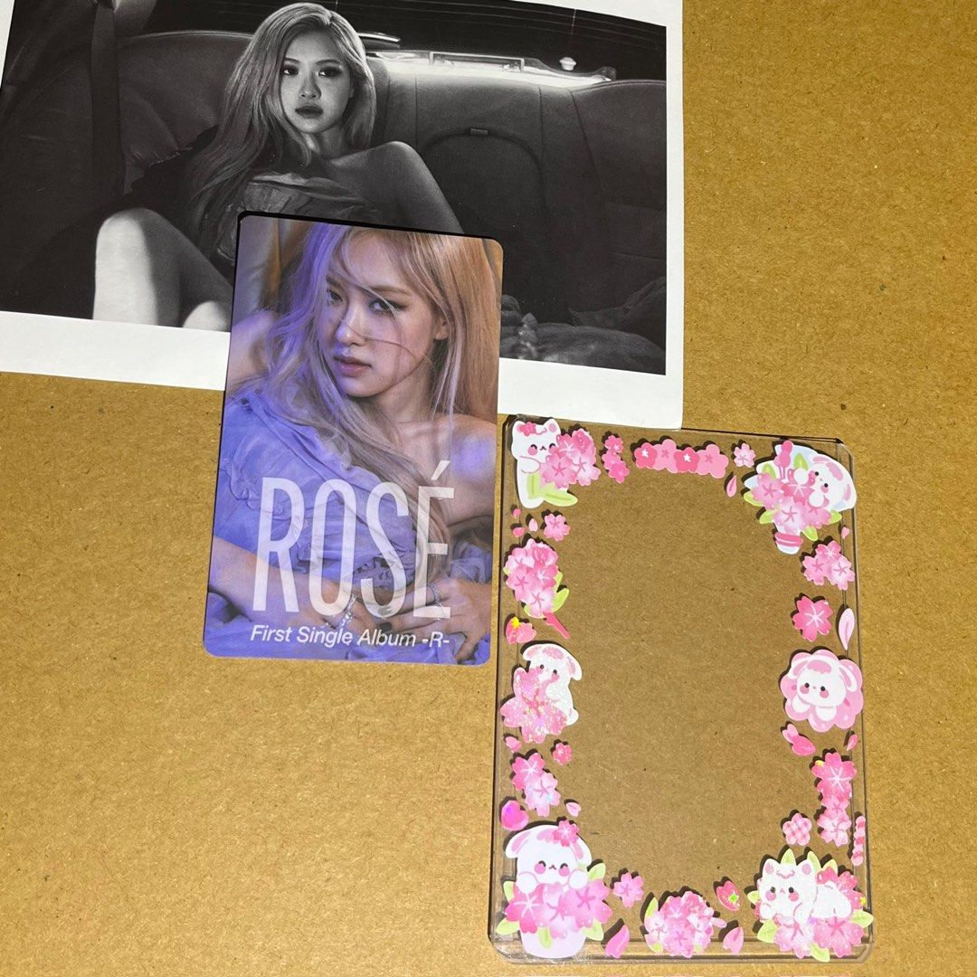 Official Photocard Rose R Vibe Card First Single Album R