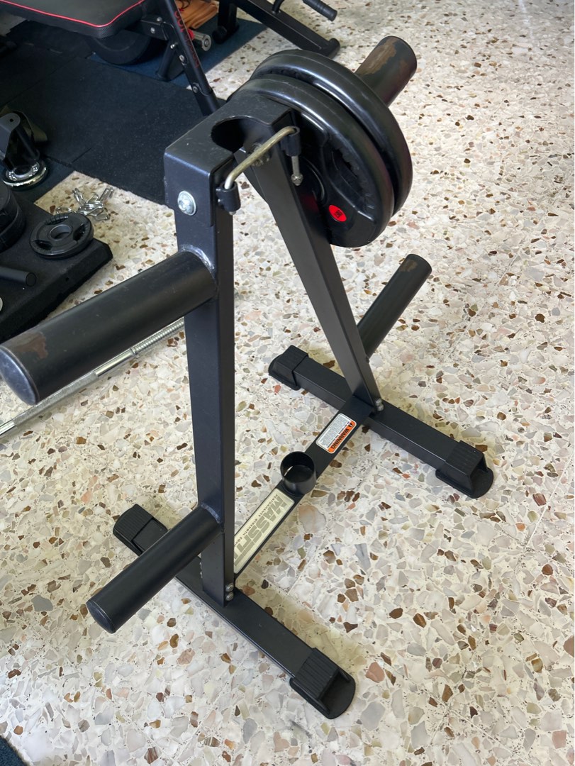 Olympic Plate Storage Olympic Weight Plate Rack With Wheels - 6 Pegs ...