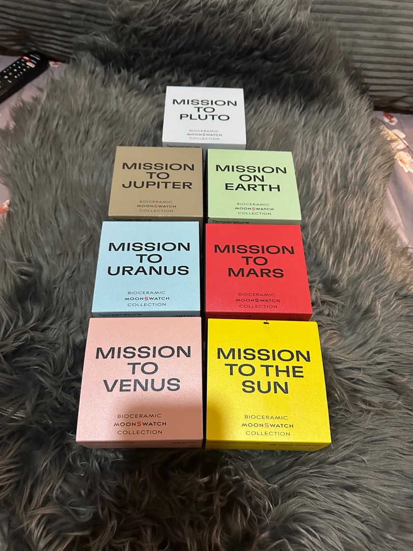 OmegaxSwach Moonswatch Collection, Luxury, Watches on Carousell