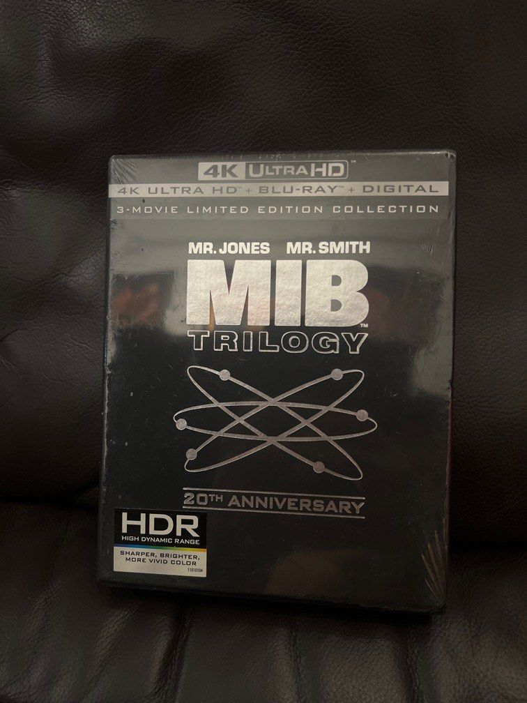 (OOP)(4K 3films) Men In Black Trilogy 4K : Limited Edition Digibook 4K UHD Ultra HD Blu-ray ...