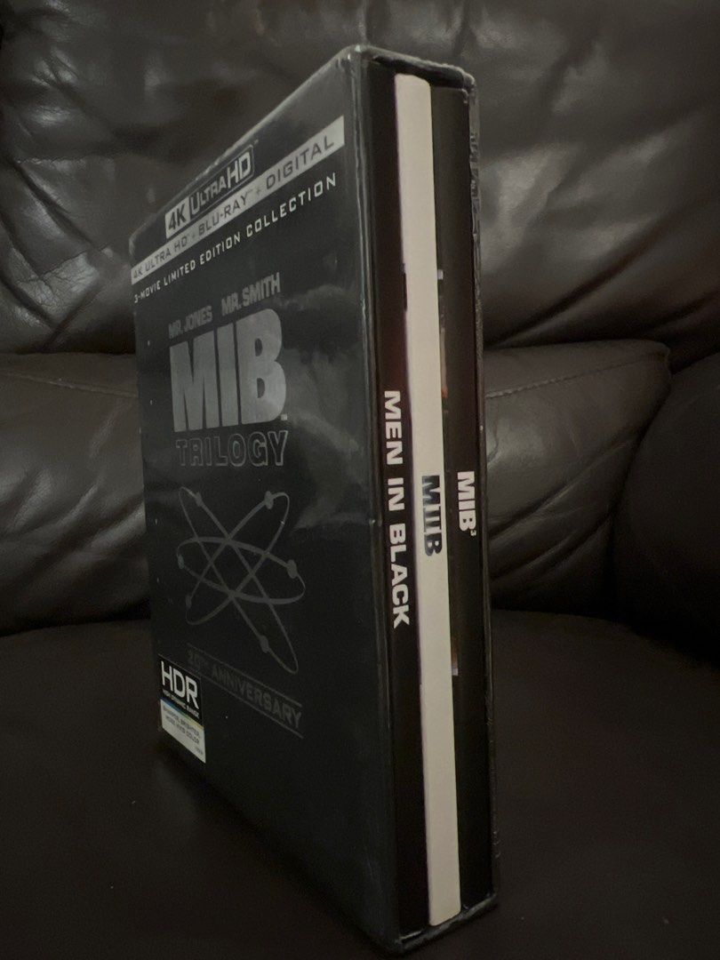 (OOP)(4K 3films) Men In Black Trilogy 4K : Limited Edition Digibook 4K UHD Ultra HD Blu-ray ...