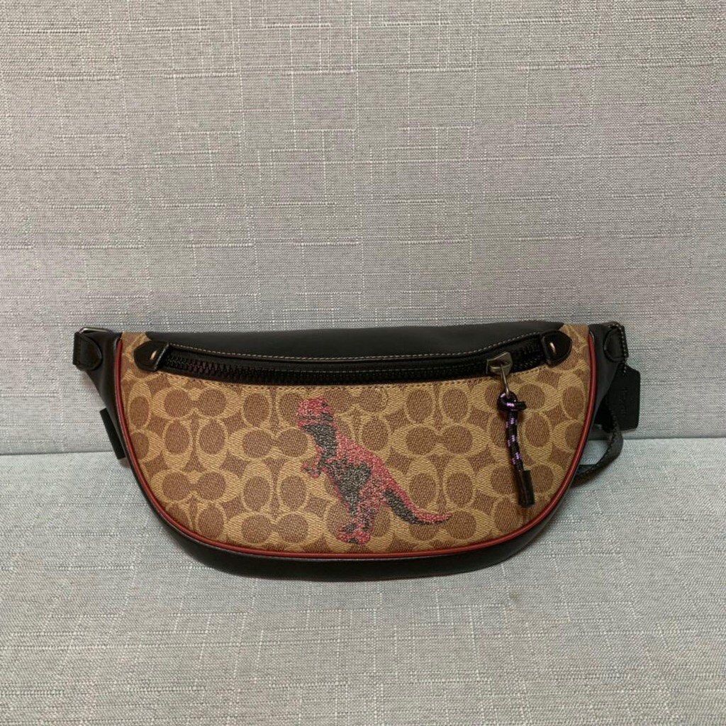 Original COACH belt bag!! Dinosaur edition, Men's Fashion, Bags, Belt ...