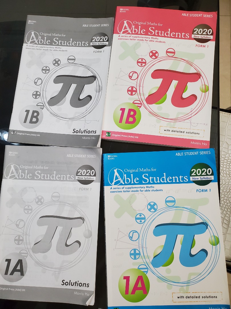 Original maths for able students 1A, 1B (2020 new syllabus), 興趣及遊戲, 書本 ...