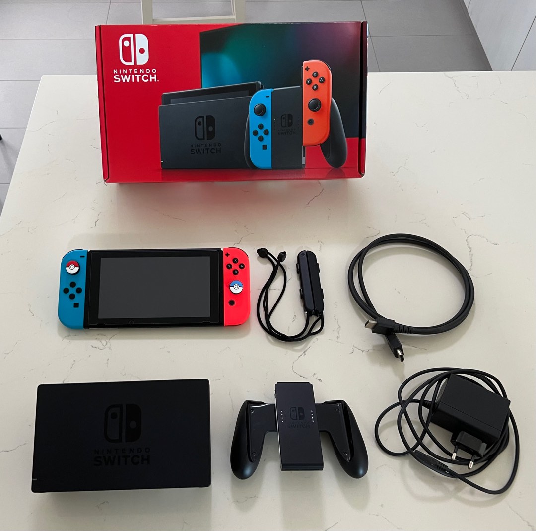 Original Nintendo Switch Console with Box, Video Gaming, Video Game ...