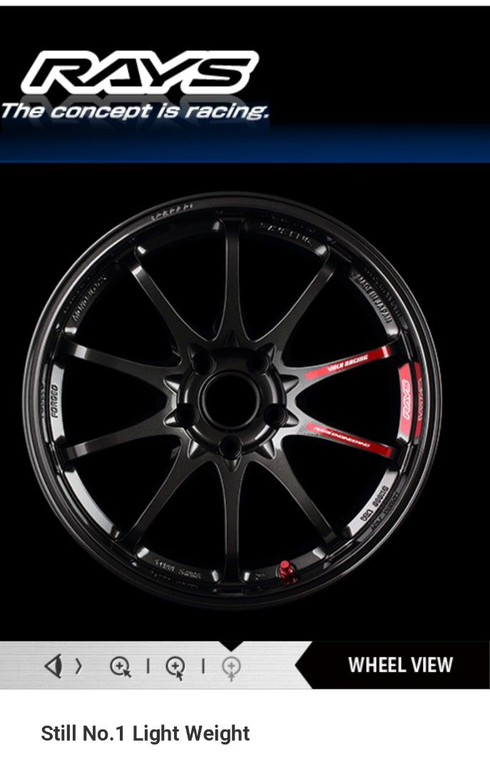 Original Ray club racer II black edition 18, Car Accessories, Tyres ...