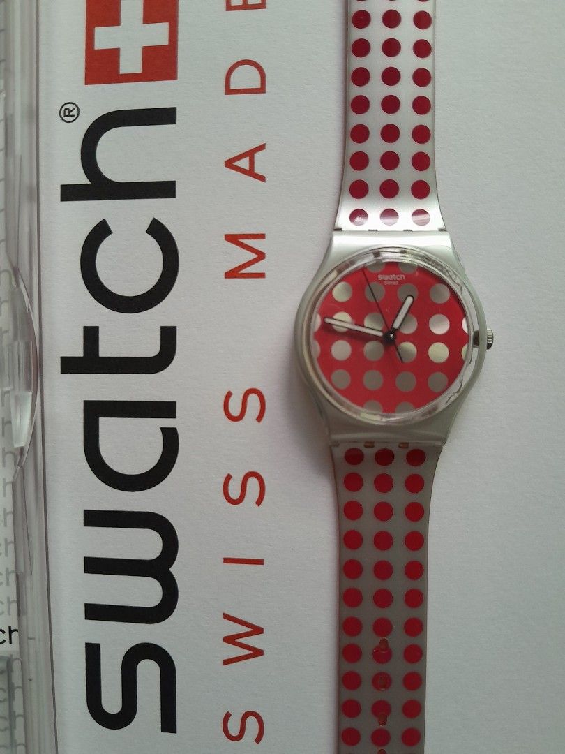 Original Swatch Red Flush 34mm on Carousell