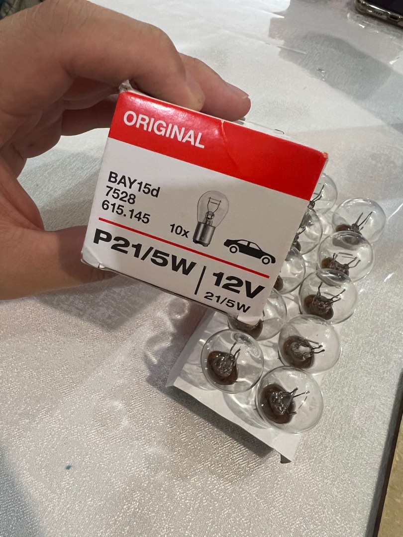 Osram P21/5w 12v Bulb, Motorcycles, Motorcycle Accessories on Carousell