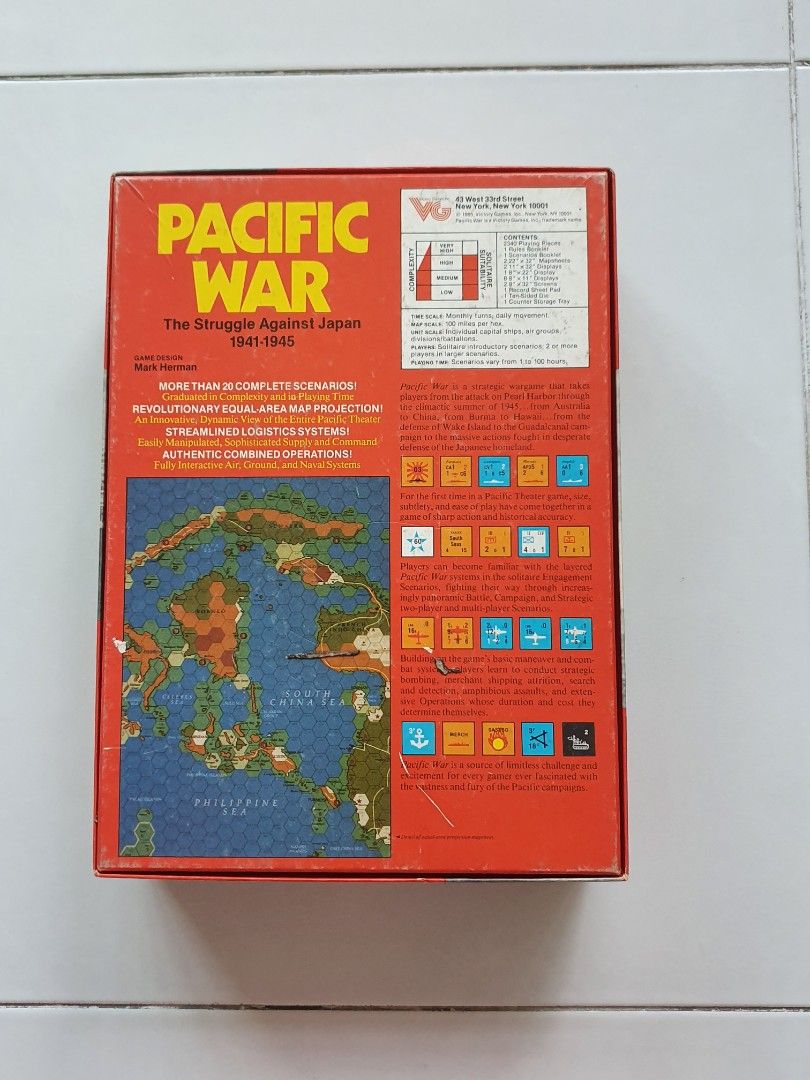Pacific War Board Game, Hobbies & Toys, Toys & Games on Carousell