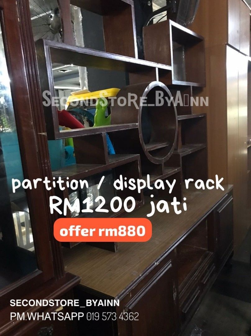 Partition / Display Rack, Furniture & Home Living, Furniture, Shelves ...