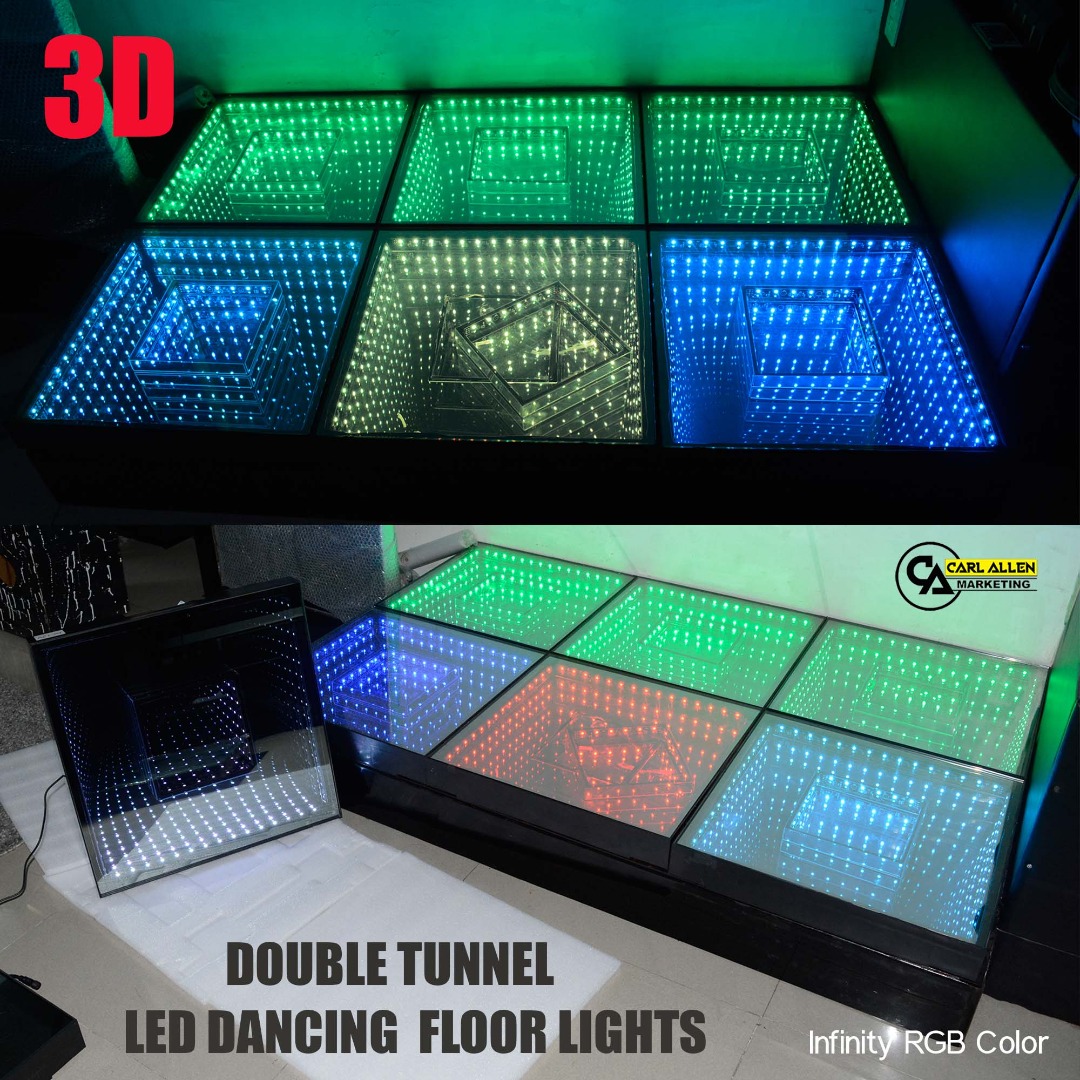 Party Wedding Event LED Dance Floor Interactive Infinity Mirror LED ...