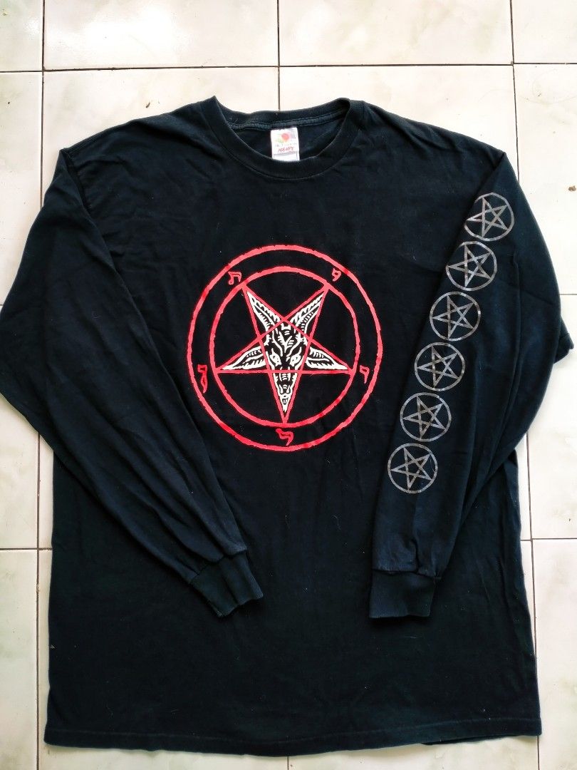 PENTAGRAM SAMAEL LILITH LONG SLEEVES, Men's Fashion, Tops & Sets, Tshirts & Polo Shirts on Carousell