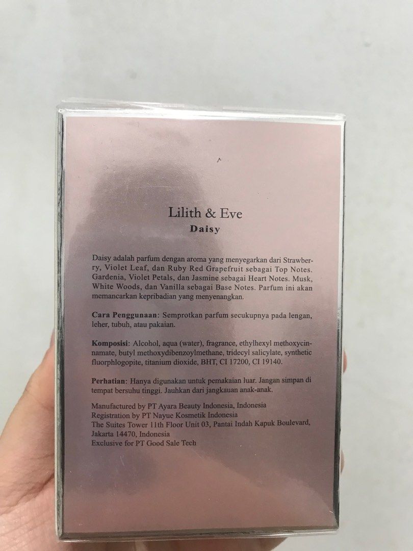 Perfume Lilith & Eve Daisy, Kesehatan & Kecantikan, Kulit, Sabun & Tubuh di Carousell