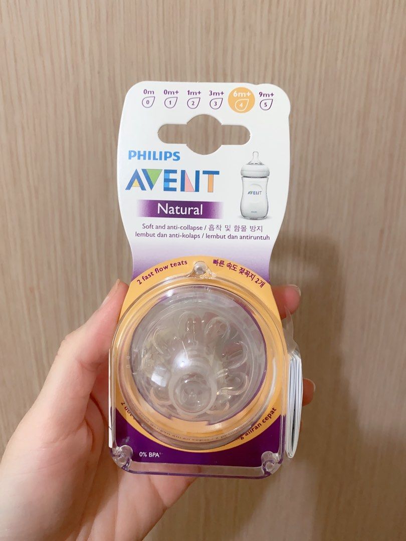 Philips Avent Natural Teats 6m+, Babies & Kids, Nursing & Feeding ...