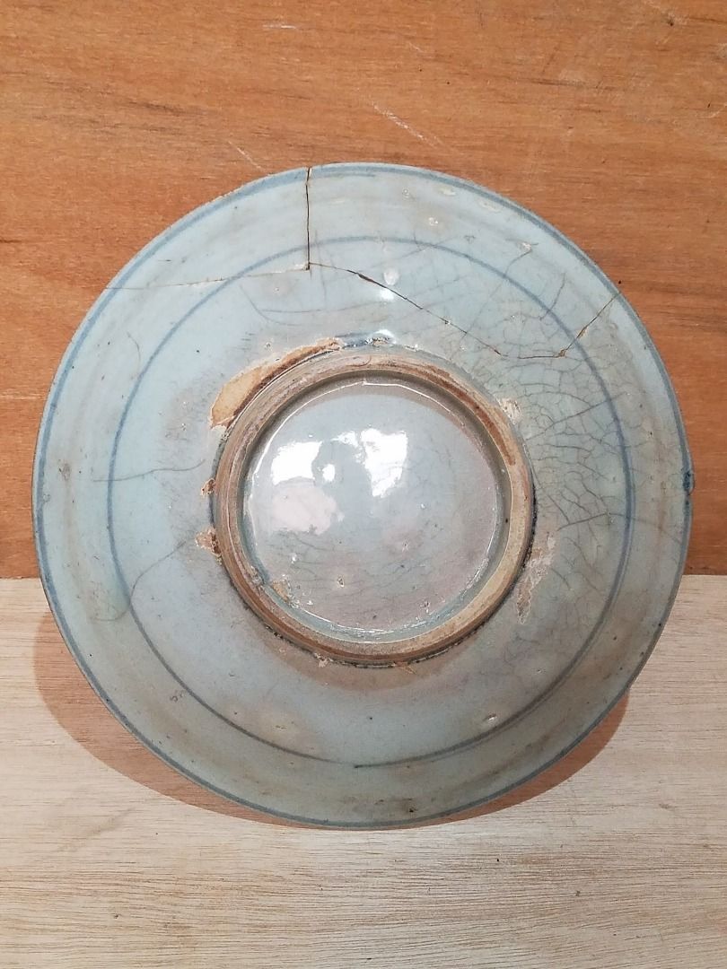 Piring Kuno Tapal Kuda Blue White Era Dinasti Ming 21.3 Cm on Carousell