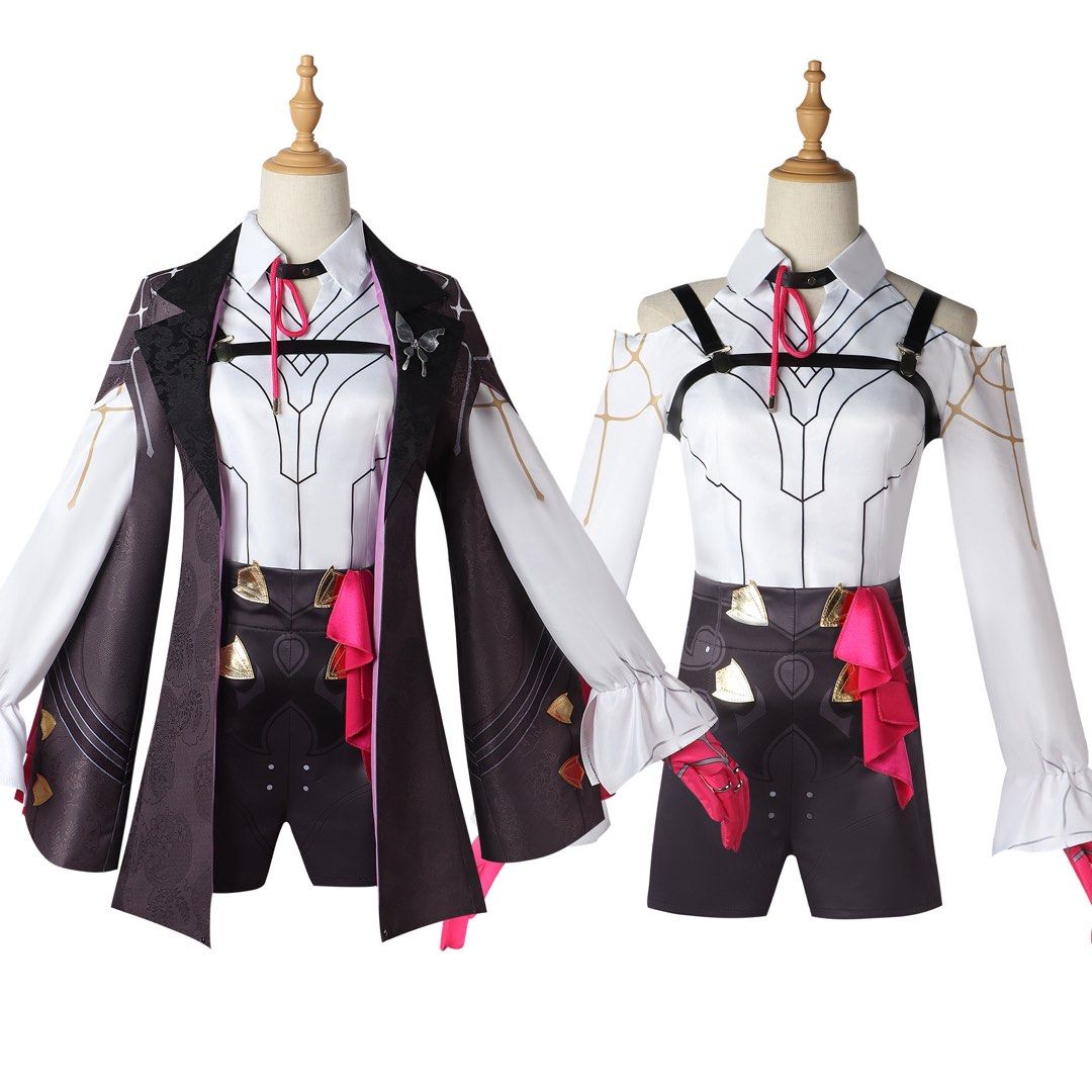Po Kafka Honkai Star Rail Cosplay Hsr Costume Wig Shoes Hobbies And Toys Memorabilia