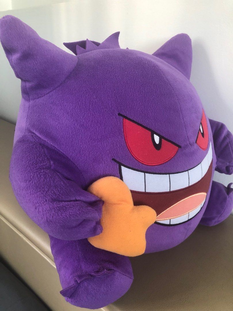 Pokemon Gengar Soft Toy, Hobbies & Toys, Toys & Games on Carousell