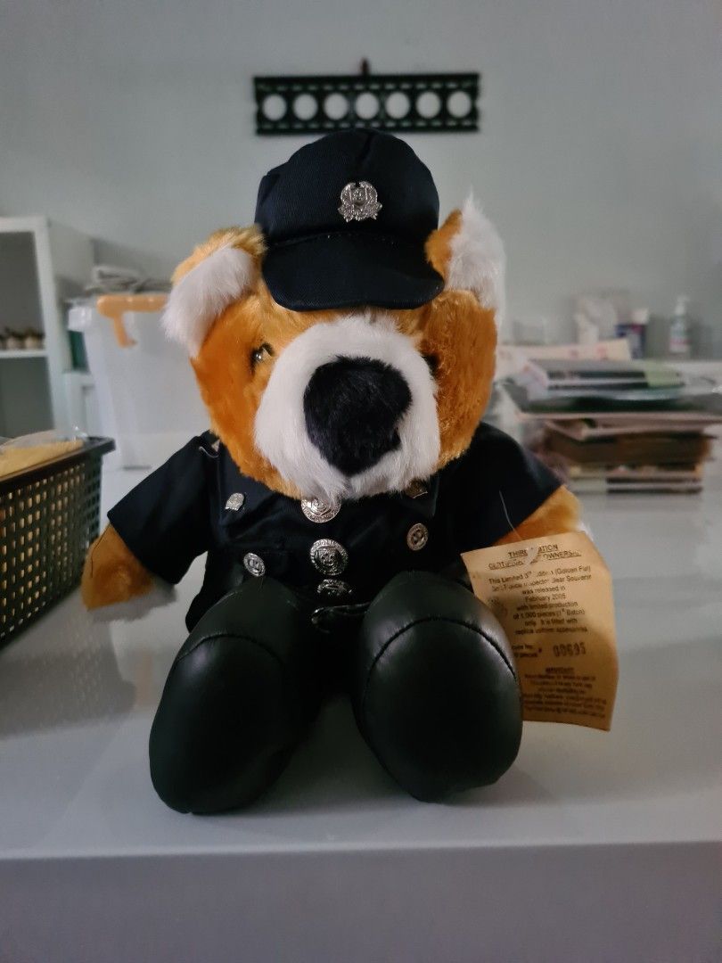 Police Teddy Bear (Limited Edition), Hobbies & Toys, Memorabilia ...