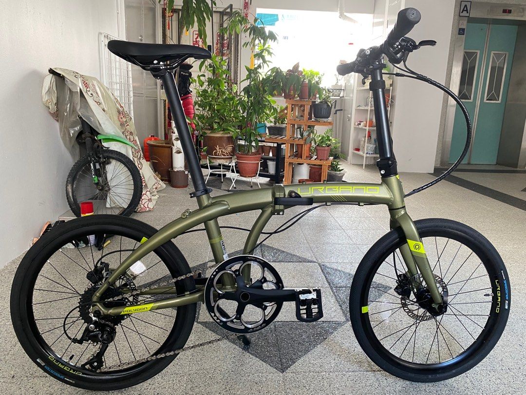 Polygon Urbano 5 Folding Bike, Sports Equipment, Bicycles & Parts ...