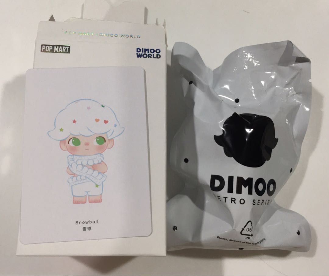 Pop Mart Dimoo Retro Snowball, Hobbies & Toys, Toys & Games on Carousell