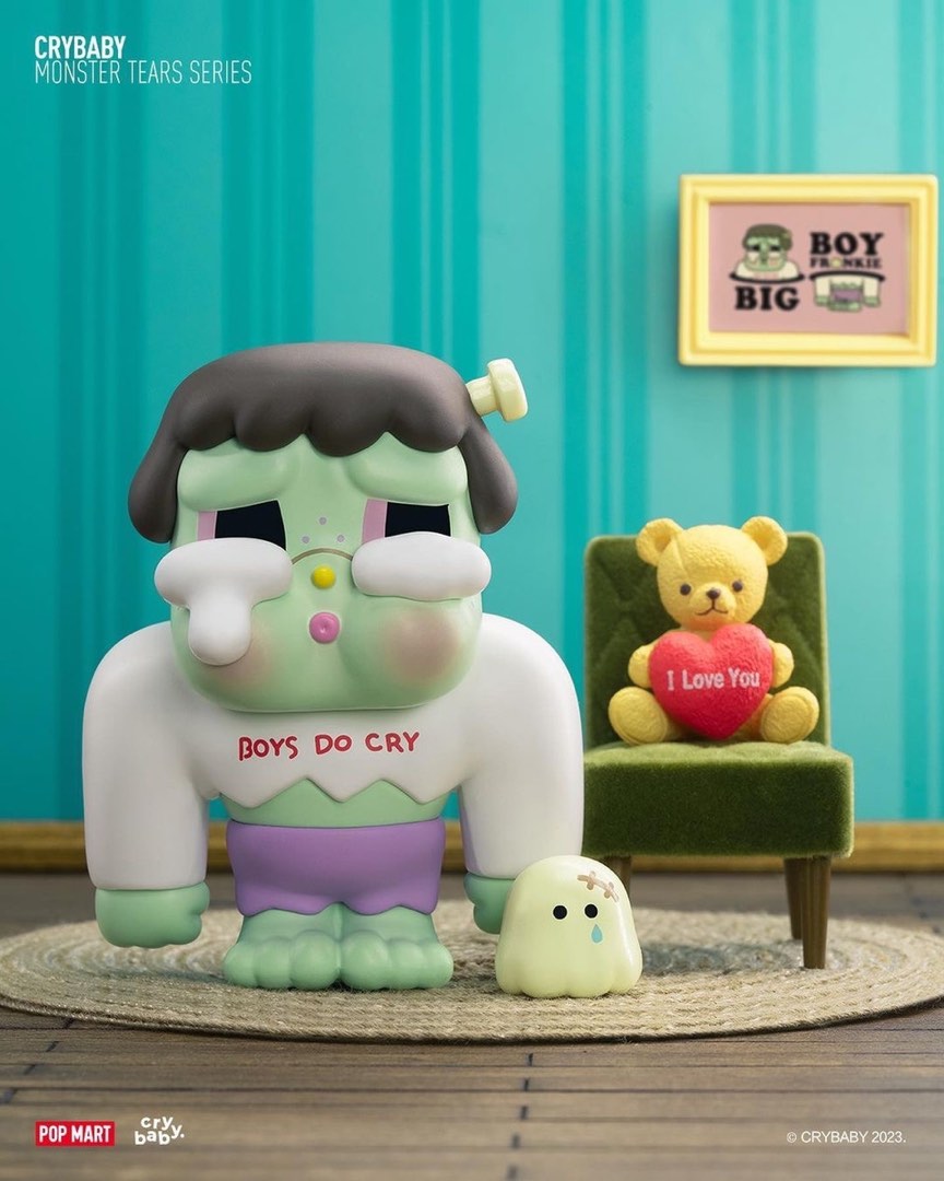POPMART Crybaby Monsters Tears BIG BOY FRANKIE, Hobbies & Toys, Toys ...