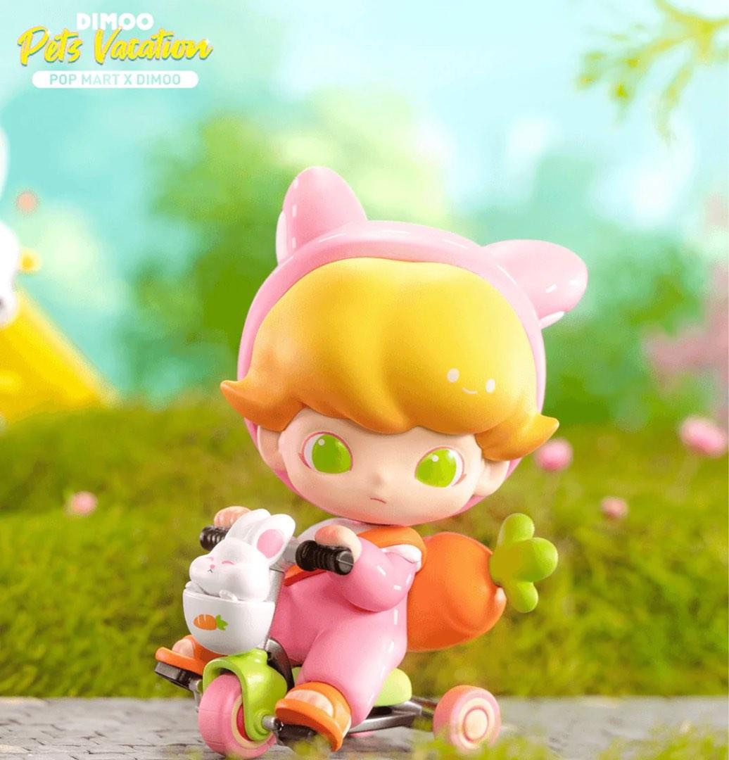 POPMART Dimoo Pets Vacation RABBIT TRICYCLE, Hobbies & Toys, Toys ...