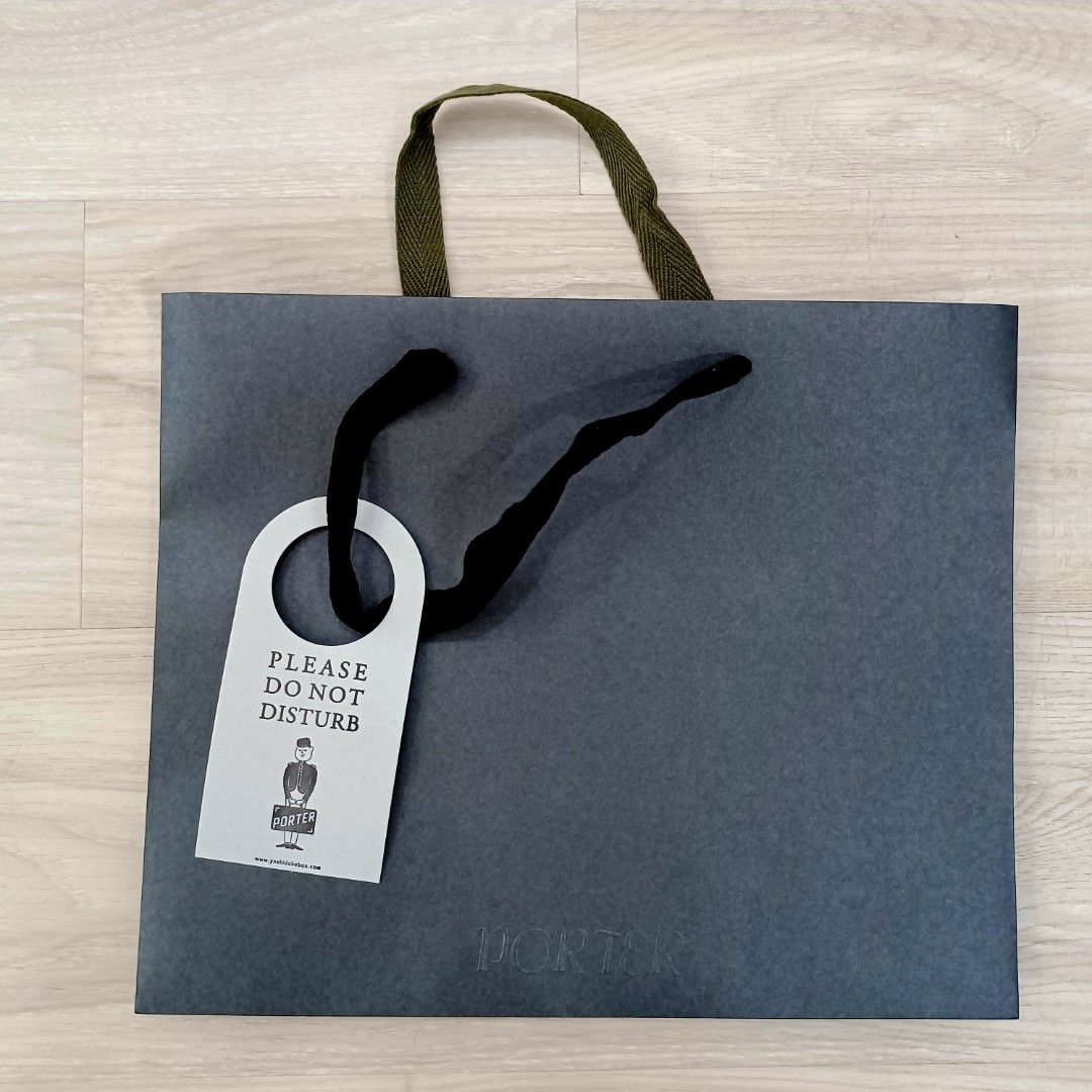 Porter paper bag, Luxury, Accessories on Carousell