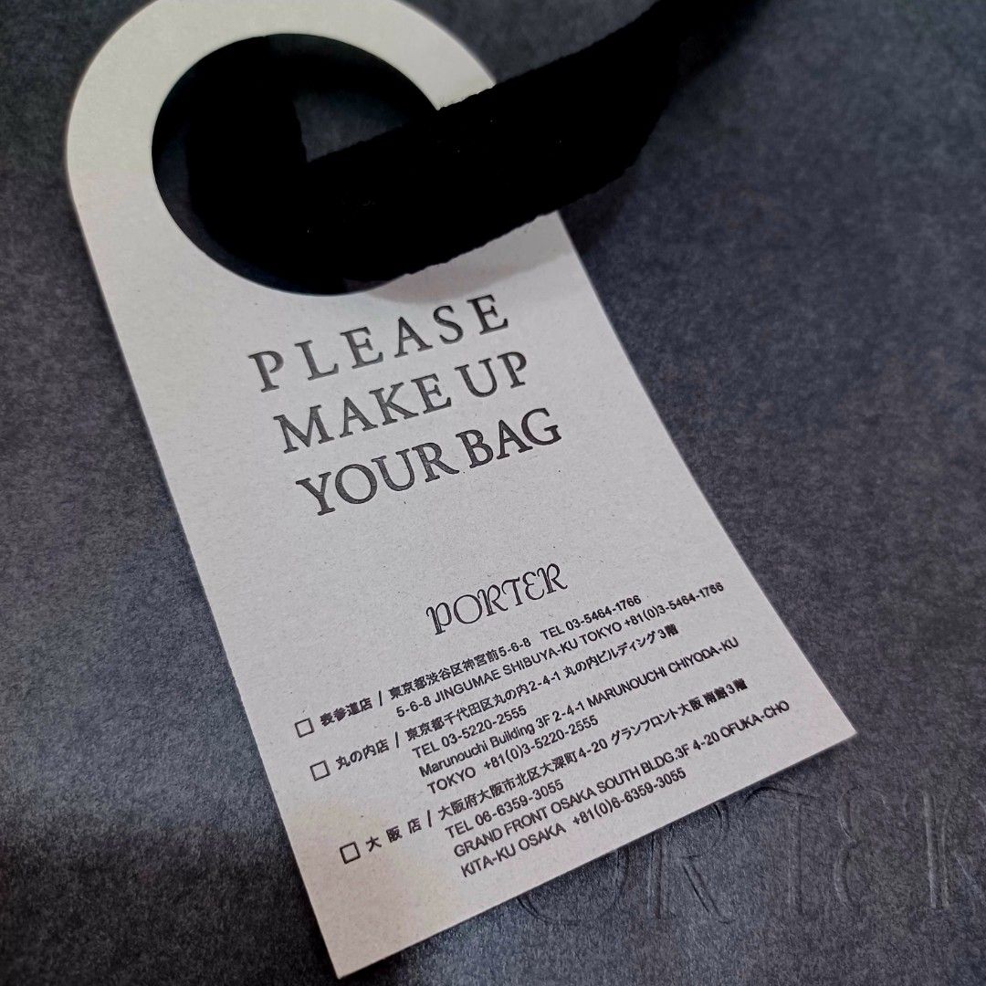 Porter paper bag, Luxury, Accessories on Carousell