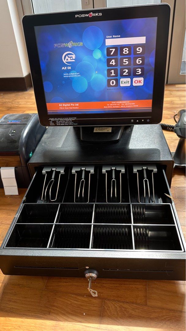 POS System - with scanner, label printer receipt printer, Computers ...