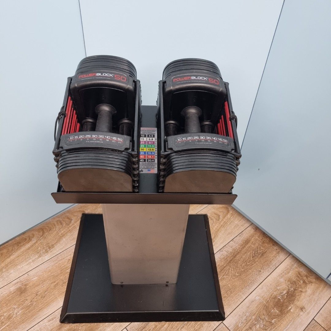 PowerBlock Sport 50 dumbbell, Sports Equipment, Exercise & Fitness ...