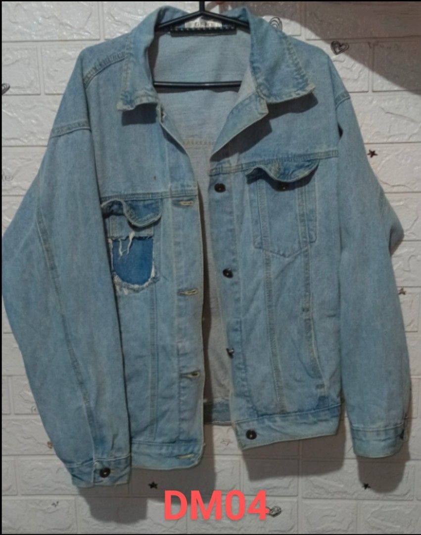 Preloved VIP JJK DENIM JACKET for MEN, Men's Fashion, Coats, Jackets ...