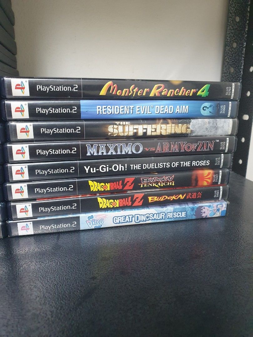 Ps2 Games With Manuals, some games have scratches Set 1, Video Gaming ...
