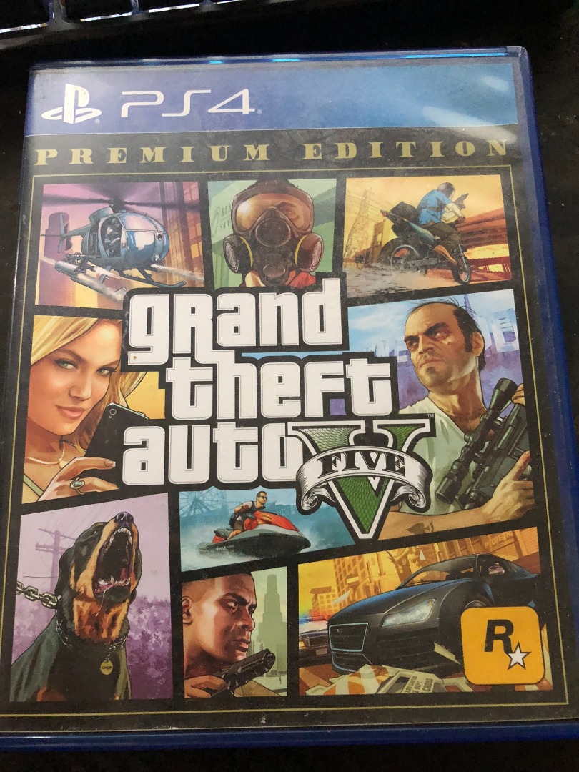PS4 Grand Theft Auto V: Premium Edition, Video Gaming, Video Games ...