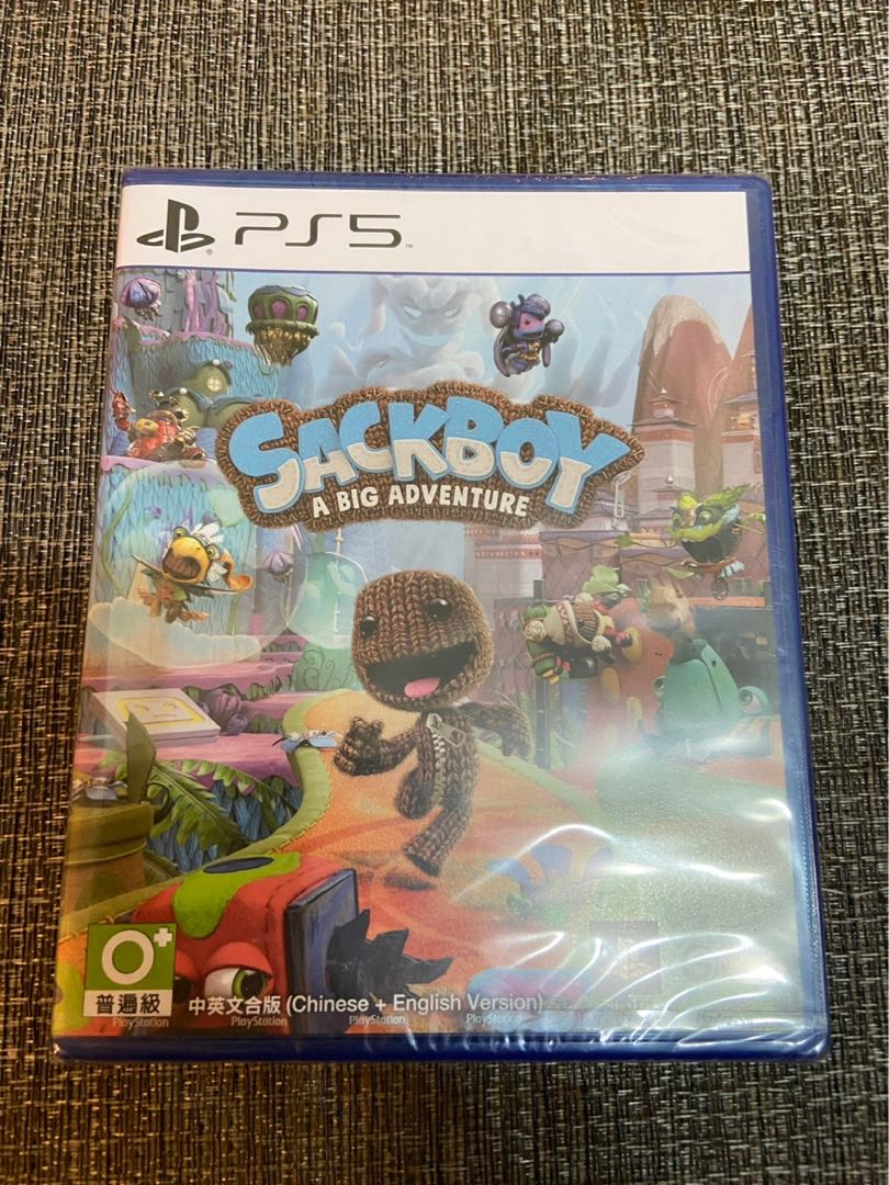 PS5 Sackboy A Big Adventure 中英雙語版（全新未拆）, 電玩遊戲相關, 電玩、電腦遊戲軟體, PlayStation ...