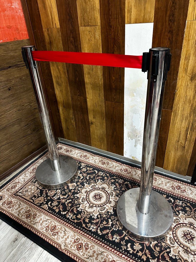 Queue stand up stainless steel, Furniture & Home Living, Security ...