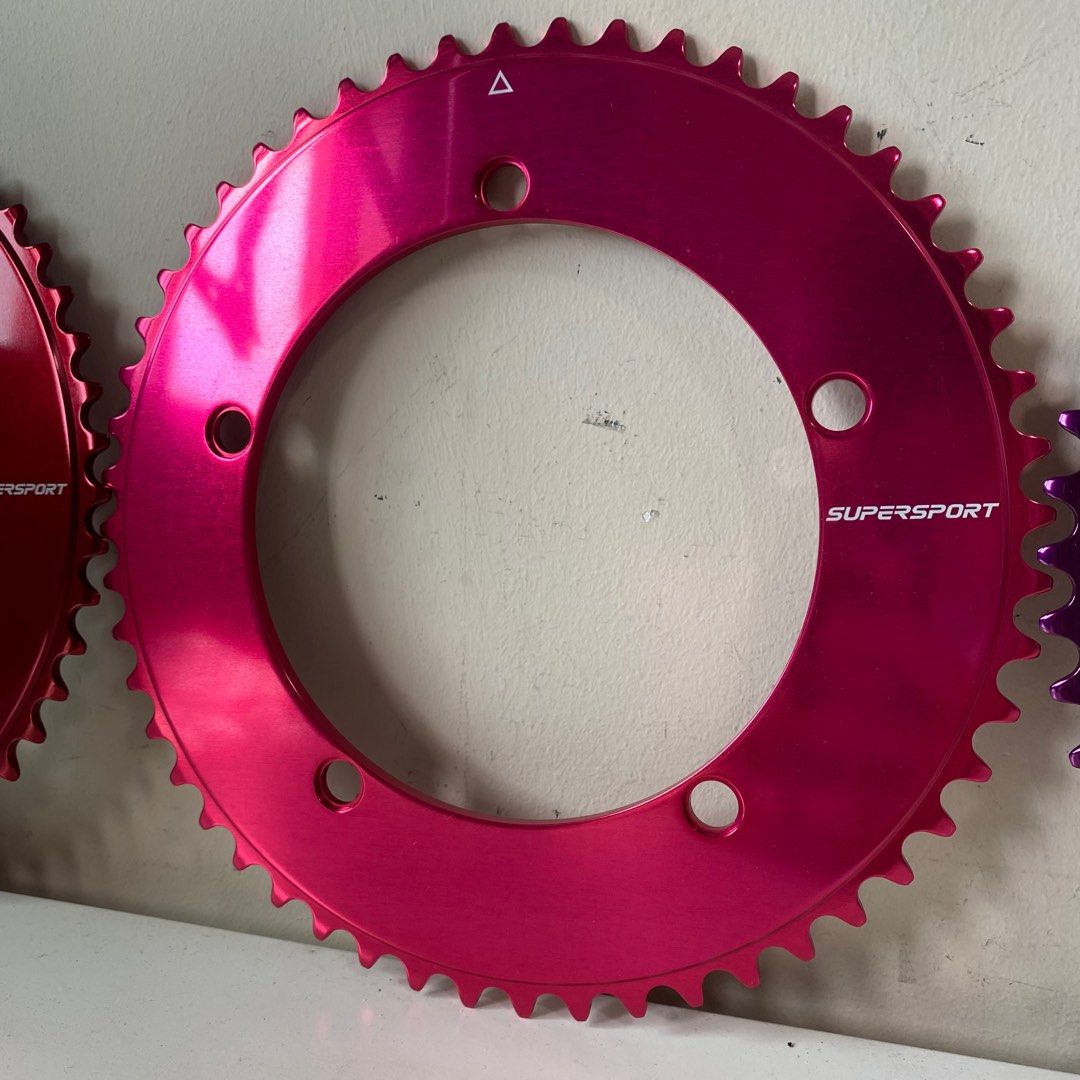 Raketa Track Chainring Custom Colour Pink Purple Red, Sports Equipment ...
