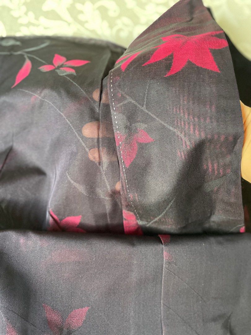 Rare Japanese Yukata See Through Black Womens Fashion Dresses And Sets Traditional And Ethnic