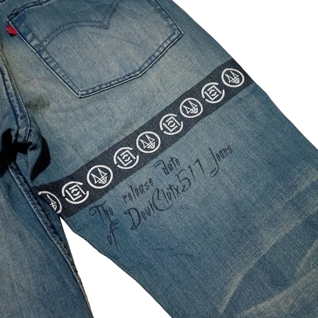Rare Levis x Devil Clot x Kazuki, Men's Fashion, Bottoms, Jeans on ...