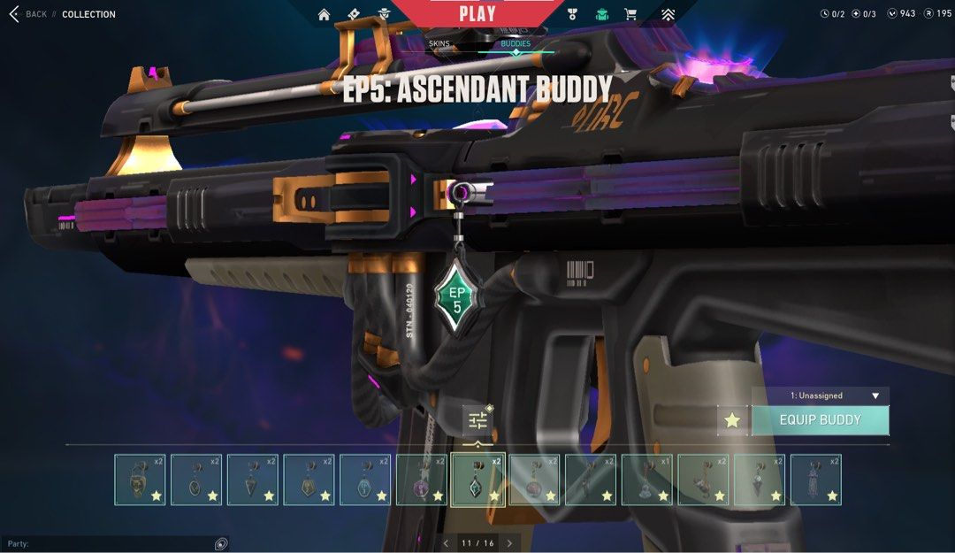 RARE VALORANT RAINBOW RANK GUN BUDDIES, Video Gaming, Video Games ...